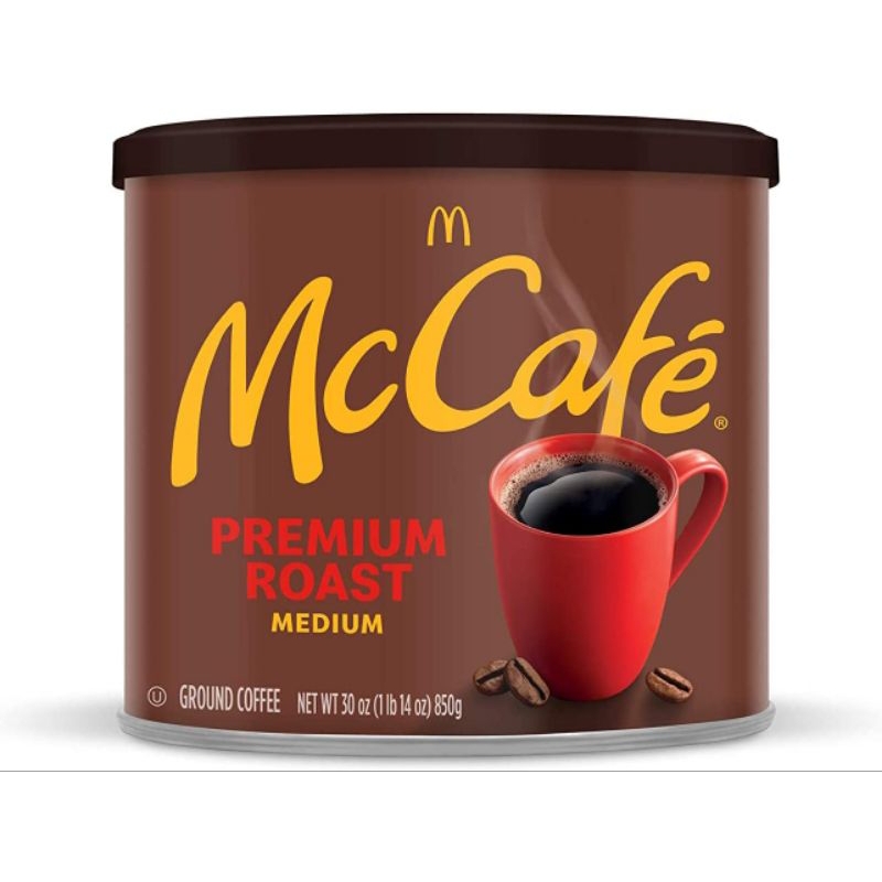 McCafe Premium Medium Roast Ground Coffee (24 / 30 oz Tin) | Shopee ...