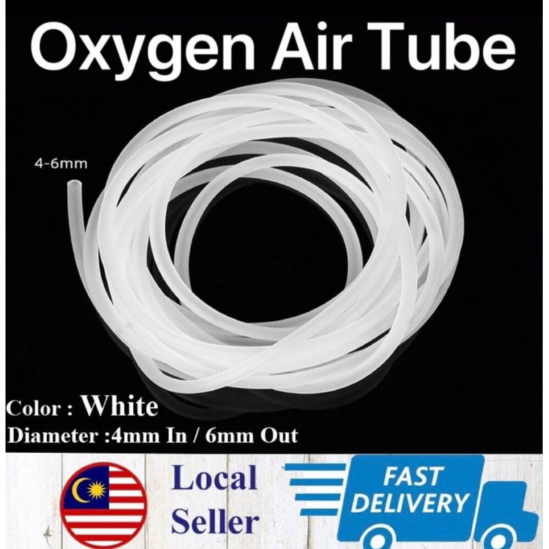 Oxygen Tubing Aquarium Air Bubble Hose Tiub Oksigen Ikan 4mm/6mm ...