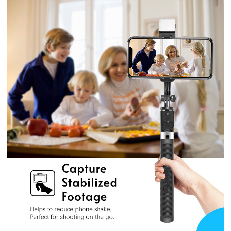 NeePho Selfie Stick Tripod P170S led 170cm with wireless remote ...