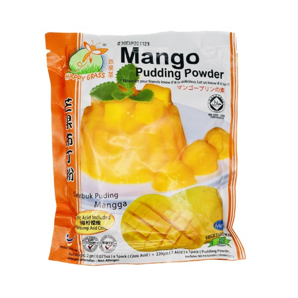 Happy Grass Serbuk Manggo Pudding Powder 快乐草牌 芒果布丁粉 220g | Shopee Malaysia