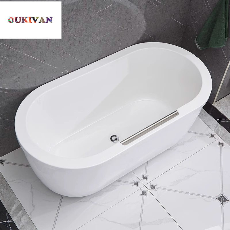 Bath Tub Tab Mandi Acrylic Oval Comfortable Free Standing With ...