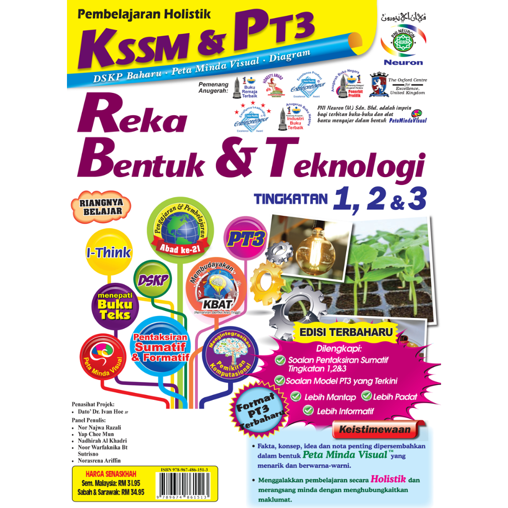 PNI Neuron (KSSM & PT3) Pembelajaran Holistik Reka Bentuk & Teknologi ...