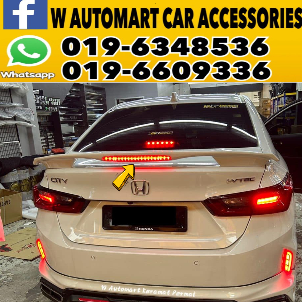 READY STOCK -HONDA CITY 22 REAR MODULO SPOILER-WHITE | Shopee Malaysia