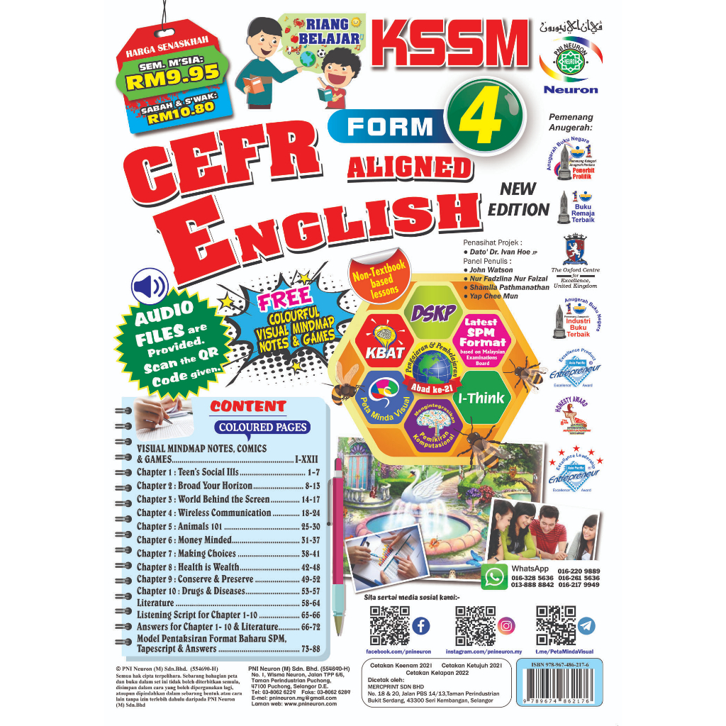 PNI Neuron New Edition! Riang Belajar KSSM CEFR Aligned English Form 4 ...