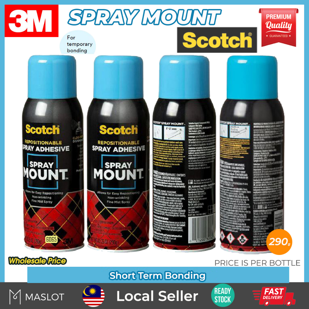 3M Scotch® Spray Mount™ Repositionable Adhesive 6065 290g | Shopee Malaysia