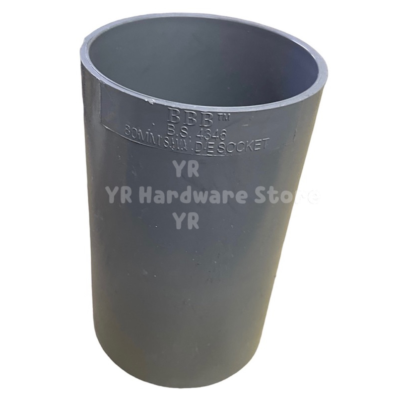 3” 80mm PVC Pipe Fitting SWV Nipis socket elbow tee valve socket pt ...