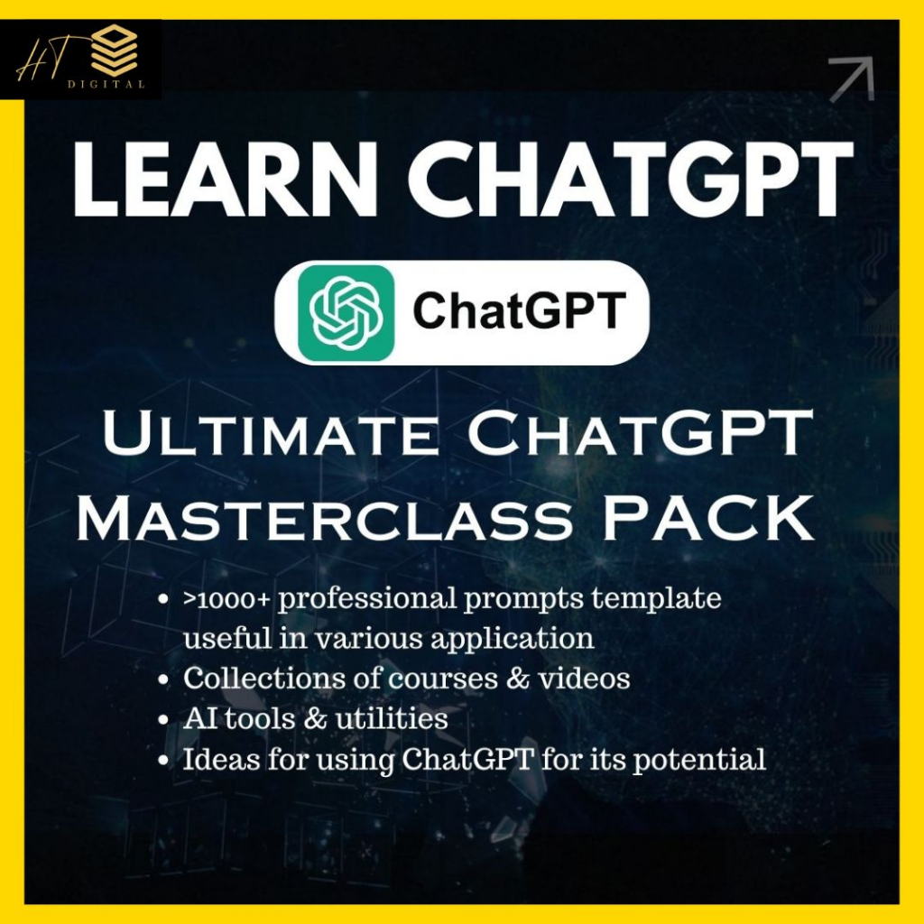 ChatGPT Ultimate Pack Compilation of Tips, Video Courses, Prompts, Resources, Toolkit for Chat ...