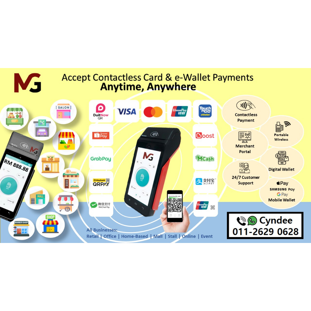 Malaysia's Secured Credit / Debit Card / e-wallet Payment Terminal ...