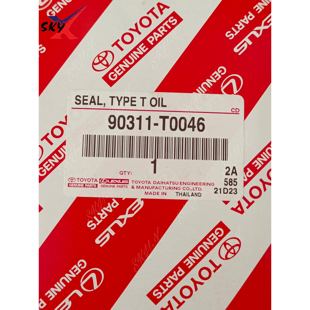 TOYOTA OIL SEAL CRANK *9.5 X 95 X 115 (90311-T0046) FOR HILUX KUN25 | Shopee Malaysia