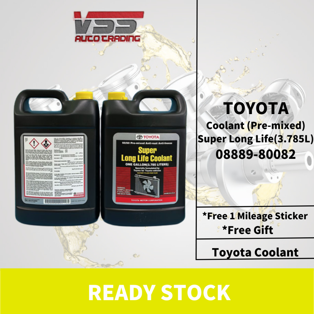 ( 100% ORIGINAL ) MADE IN U.S.A. TOYOTA COOLANT SUPER LONG LIFE COOLANT ...