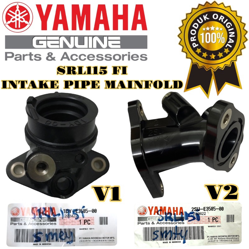 🔥100% ORIGINAL YAMAHA SRL115 FI V1 V2 MANIFOLD HOLDER/ INTAKE PIPE ...