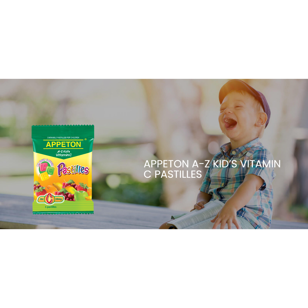 [2 years old and above] APPETON A-Z KIDS VITAMIN C 30MG PASTILLES exp 2 ...