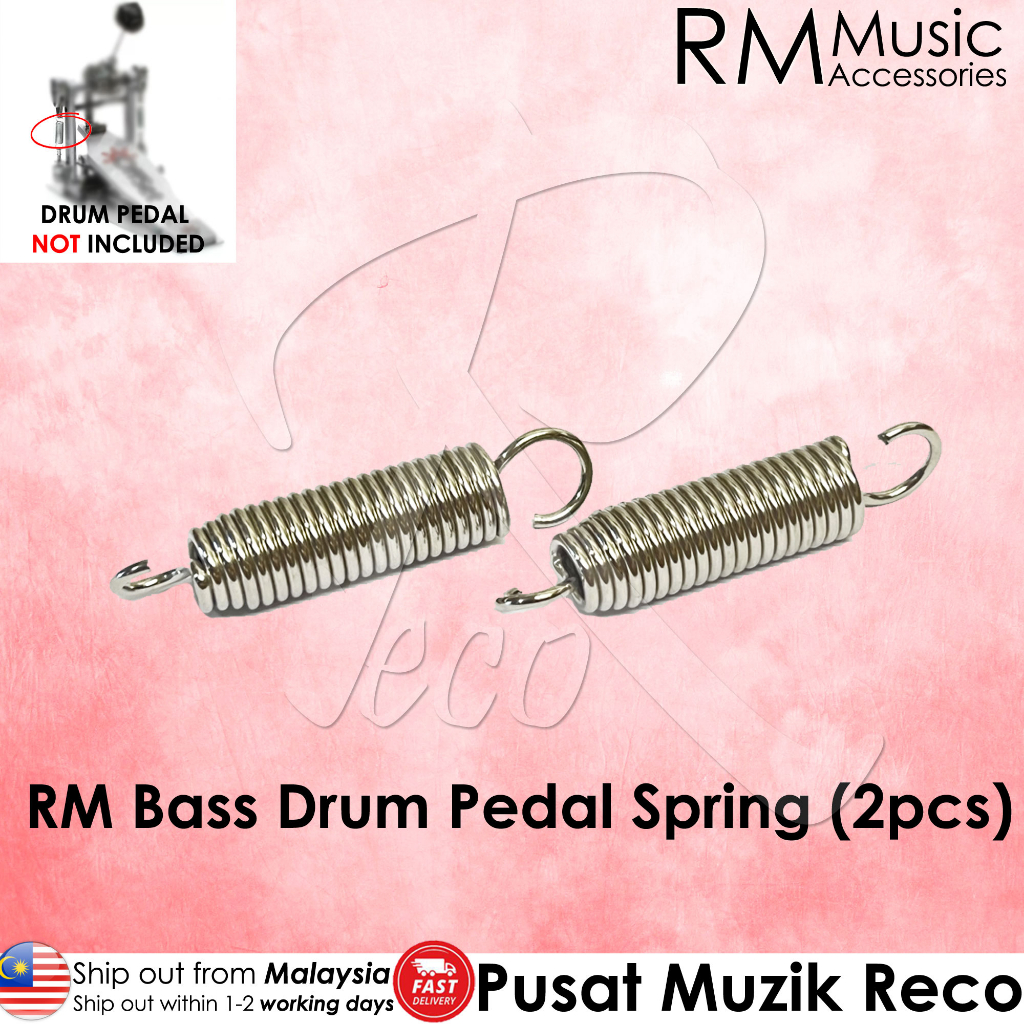 RM Bass Drum Kick Pedal Tension Spring 2pcs Spring For Bass Drum Pedal ...