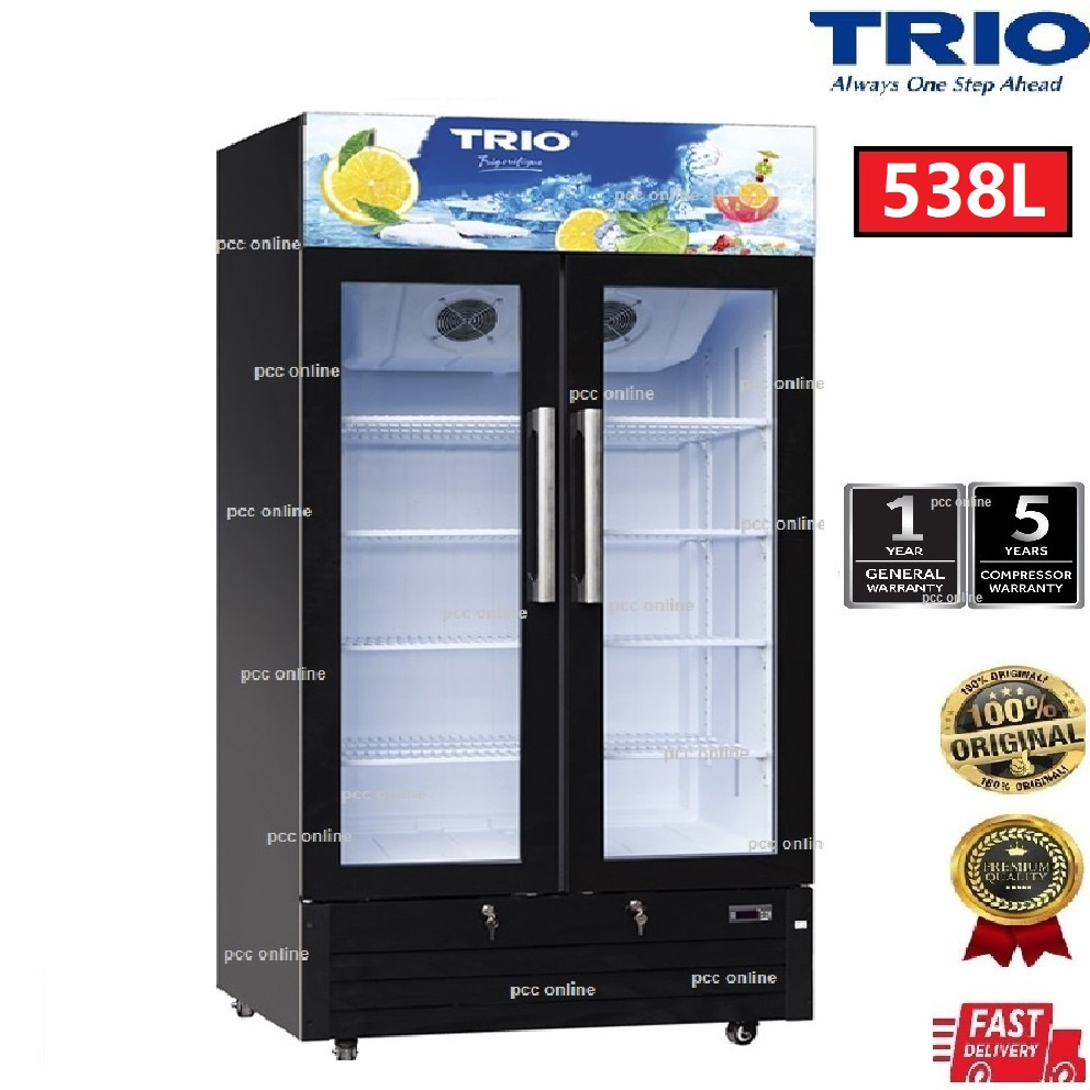 TRIO TDC-538 Showcase Display Chiller Bottle Cooler|Peti Sejuk Cermin ...