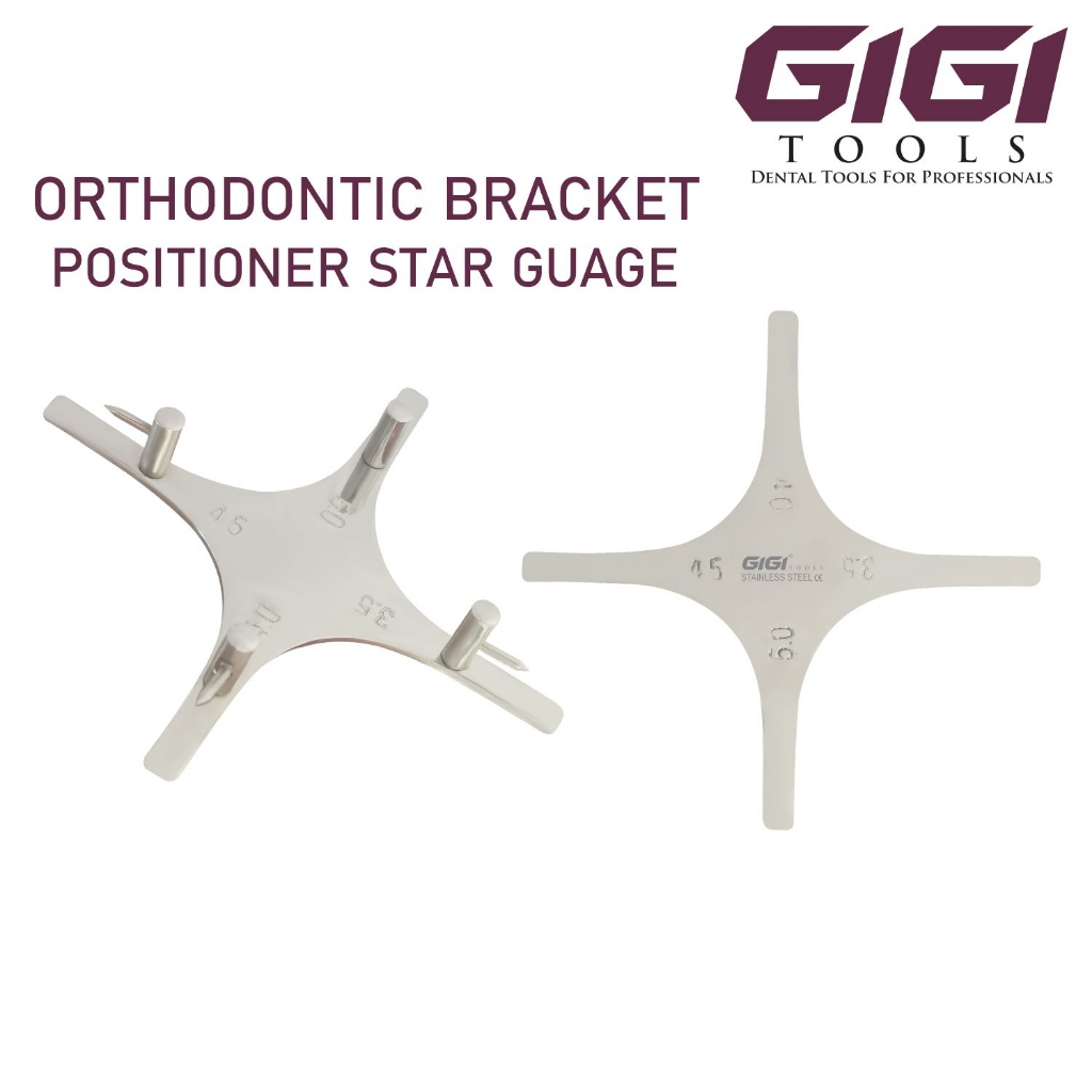 GIGI Tools Dental Bracket Positioning Star Boone Gauge Orthodontic ...