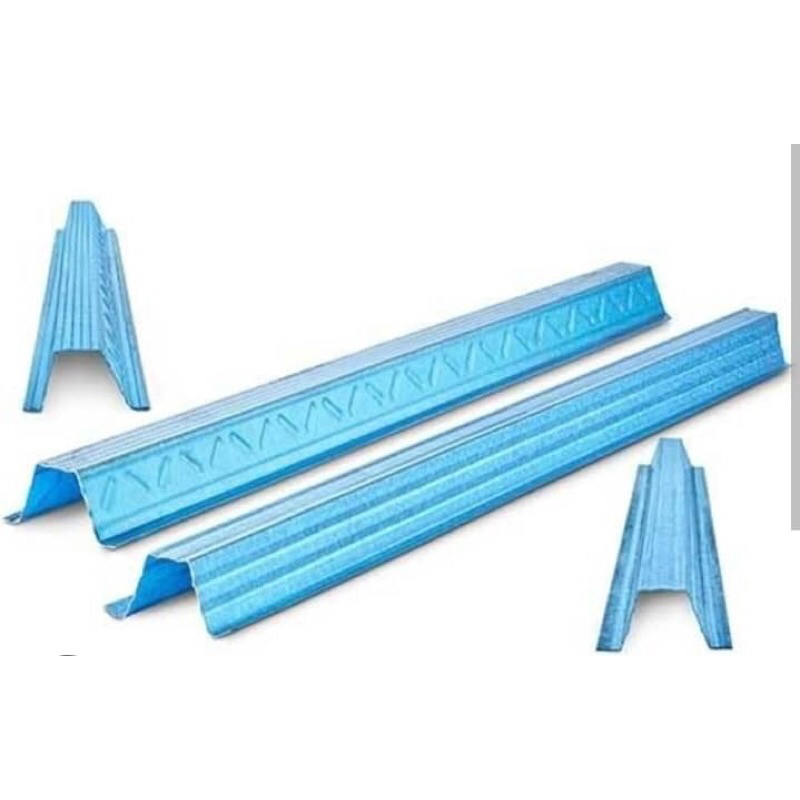 DIY AZ blue V BATTEN, besi biru 1.2meter panjang.. approx 4kaki panjang ...