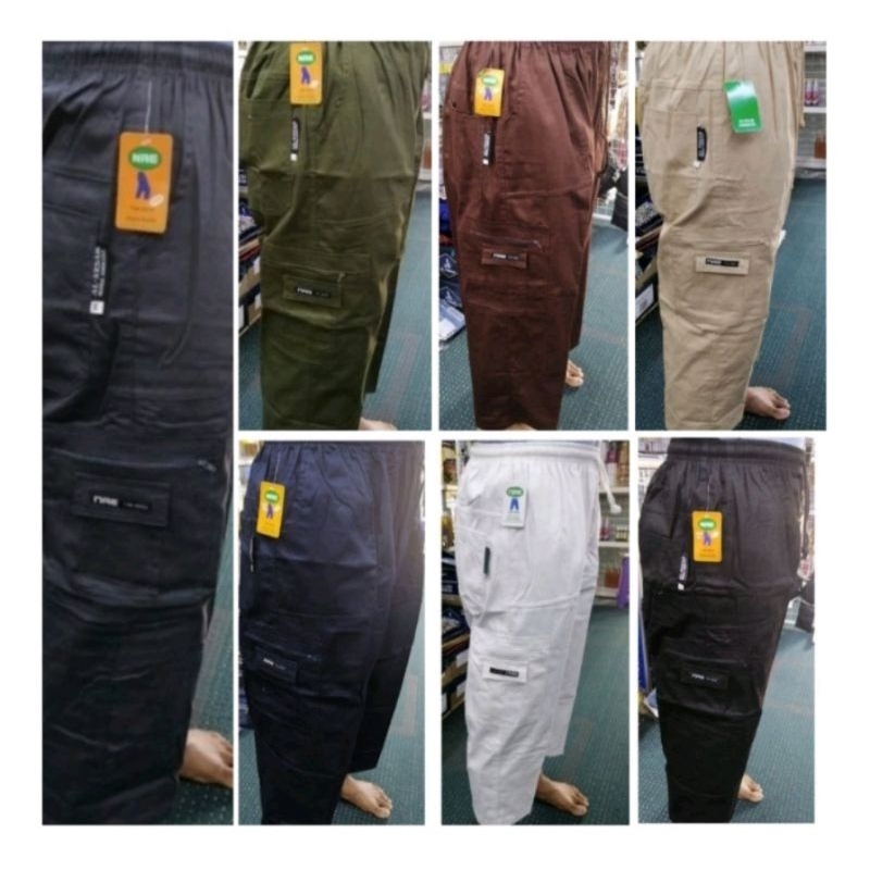 SELUAR SOLAT NAE 4 POCKET KAIN TEBAL DAN COTTON 100% ORIGINAL | Shopee ...