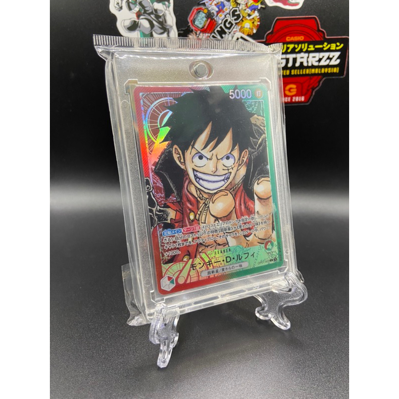 One Piece TCG OP-01 Luffy Leader AA | Shopee Malaysia