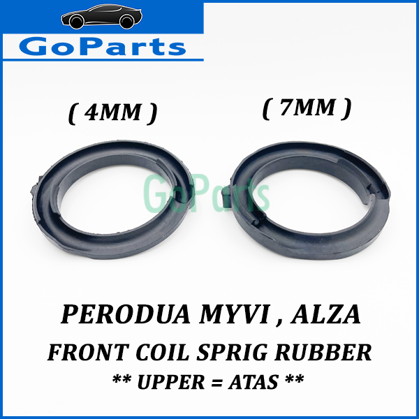 [1pc] Front Coil Spring Rubber Upper = Atas (Tebal 7mm / Nipis 4mm ...