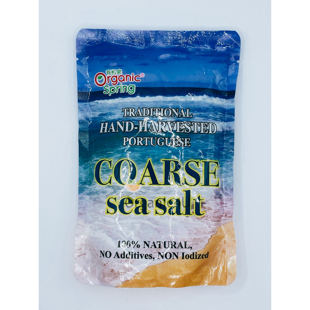 Organic Spring Traditional Hand-Harvested Portuguese Coarse Sea Salt ...