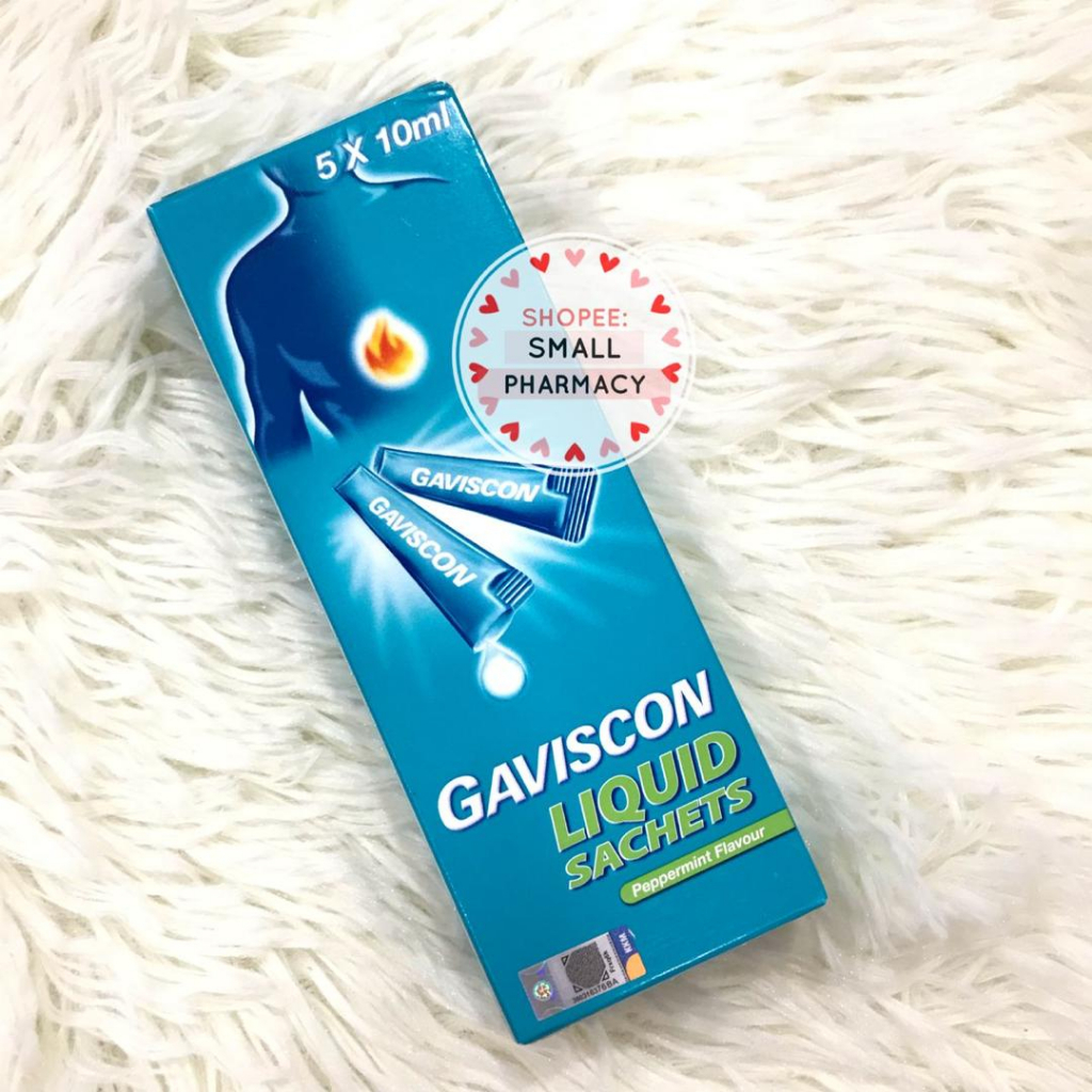 Gaviscon 10ml x 5 - Peppermint 981697/ Double Action Liquid Sachets ...