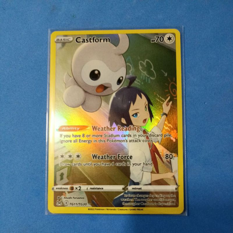 POKEMON TCG Castform - SWSH11: Lost Origin Trainer Gallery | Shopee ...