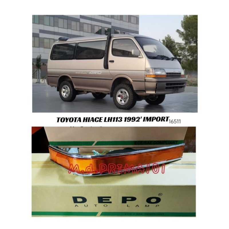 TOYOTA HIACE LH113 1992' FRONT BUMPER SIGNAL LIGHT LAMPU | Shopee Malaysia