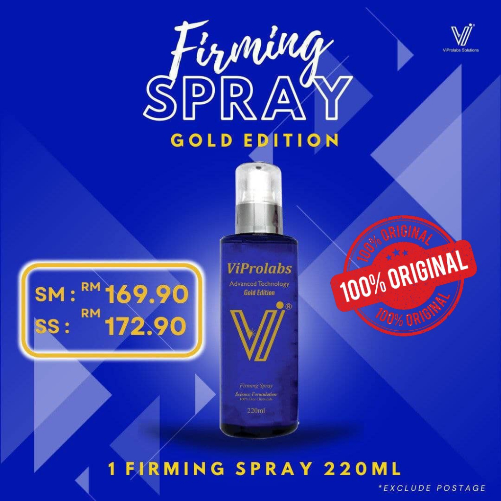 [ORIGINAL] VIPROLABS FIRMING SPRAY GOLD (220 ML) | Shopee Malaysia