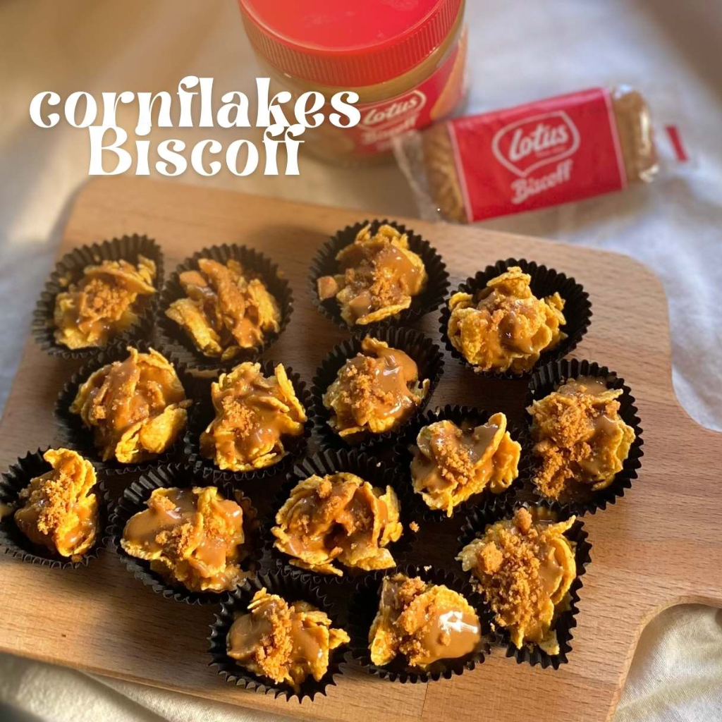 CORNFLAKES BISCOFF resepi by khairulaming. Premium ingredients. Free ...
