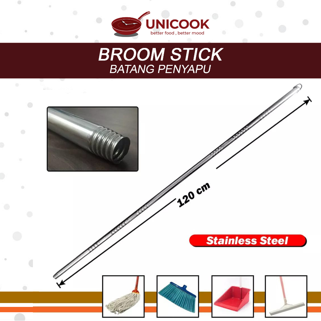 Good Quality Stainless Steel Broom Stick / batang penyapu/ 扫把棍 ...