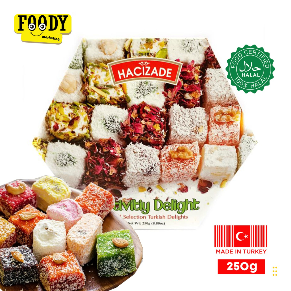 Turkish Delights Lokum Sedap Manisan Dari Turki | Turkish Sweet - 250g ...
