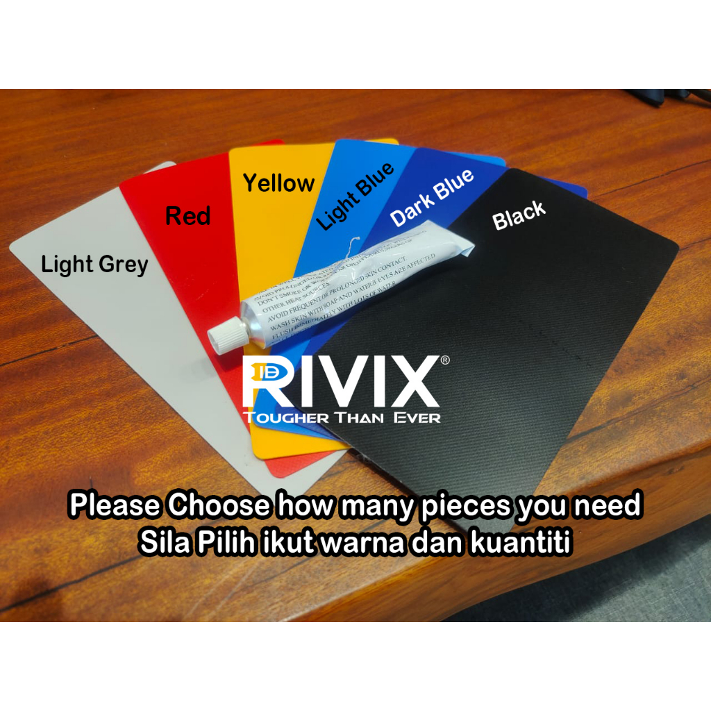 RIVIX Repair kit for Inflatable Boat IB PVC Patch Tool Glue for Bot ...