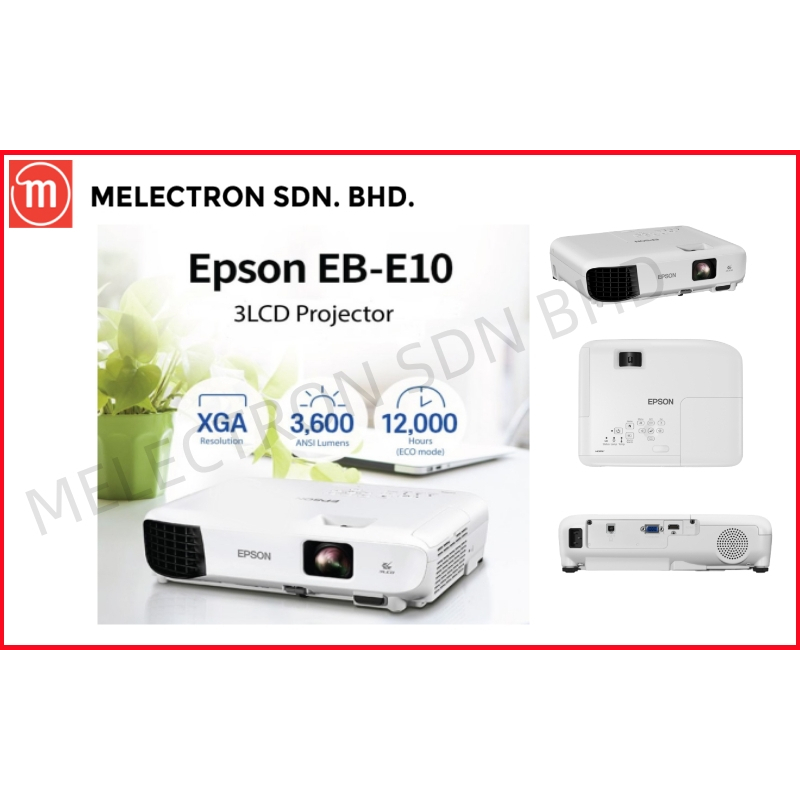 EB-E10 EPSON XGA 3LCD PROJECTOR | Shopee Malaysia