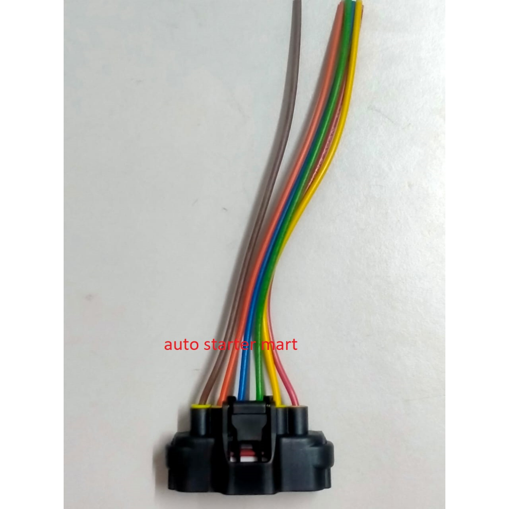HX-3950-FM 6 PIN FEMALE TOYOTA VIOS CONNECTOR WIRE HARNESS SOCKET ...