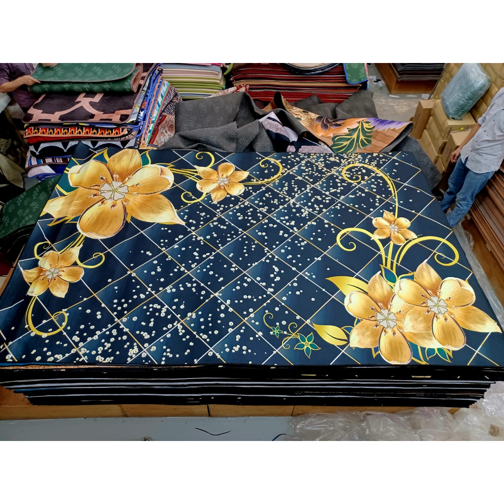 120X180 CM 3D Karpet Gulung Heritage Crystal Velvet Carpet Rug Floor ...