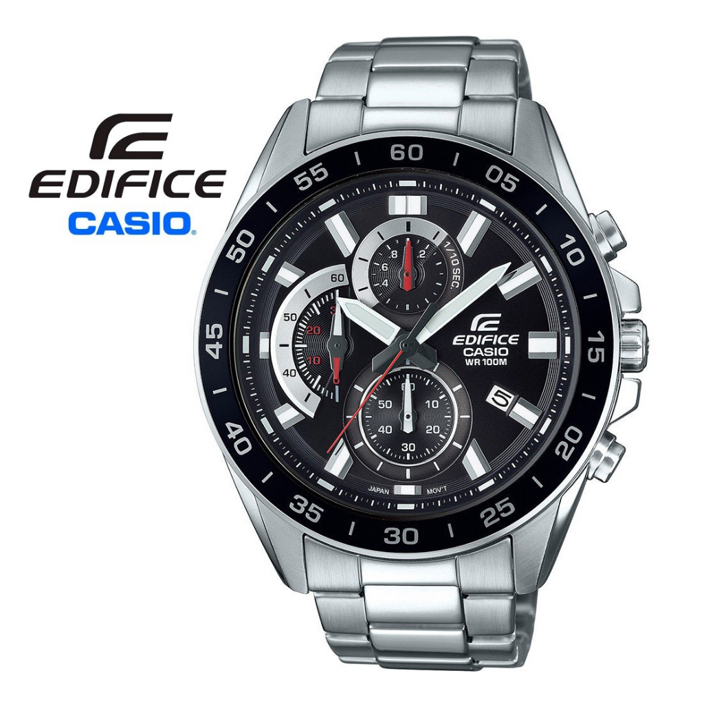 Casio Edifice Chronograph Men's Watch EFV-550D-1A | Shopee Malaysia