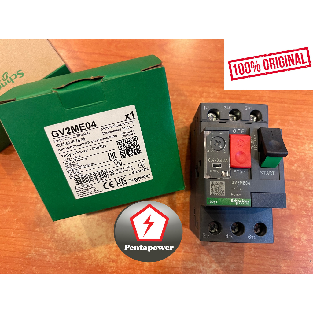 SCHNEIDER GV2ME04 TeSys GV2-Circuit breaker-thermal-magnetic- 0.4...0 ...