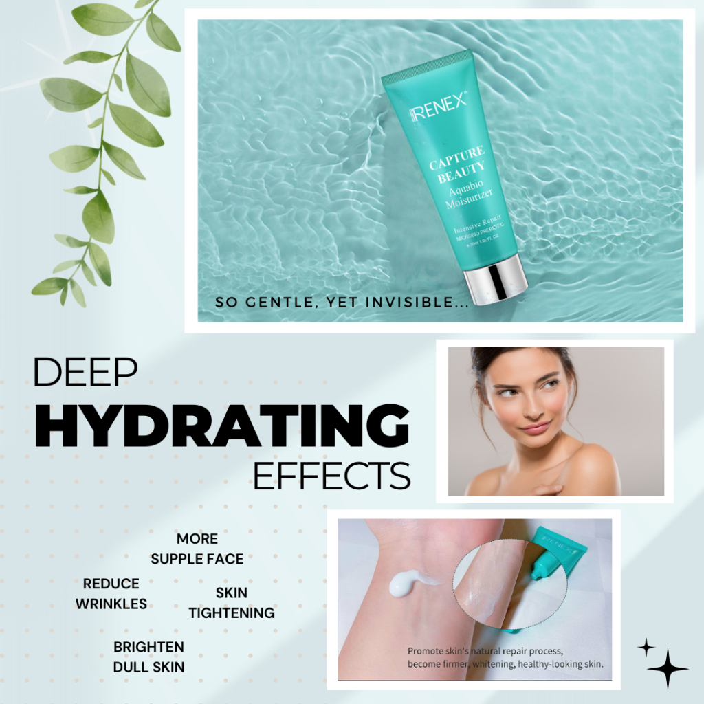 RENEX™ Aquabio Prebiotic Moisturizer Deep Hydrating/Moisturizing/Repair ...