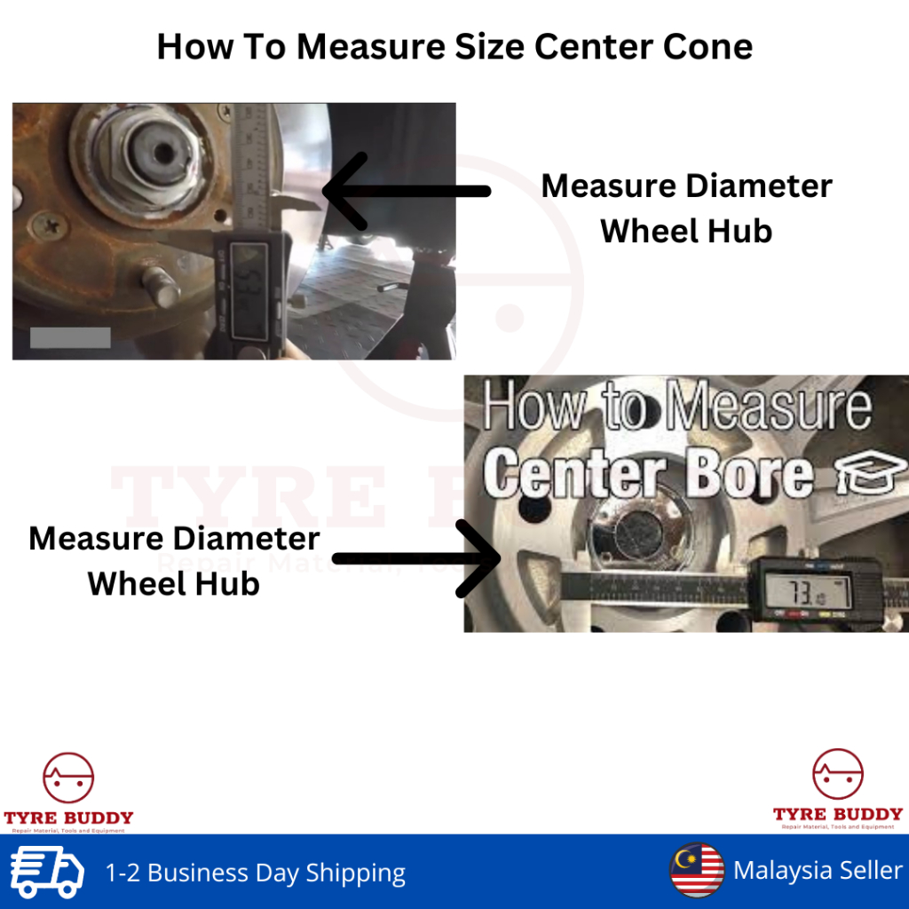 Center Cone (4pc/bx); Wheel hub Adapter Centric; Proton Toyota Honda ...