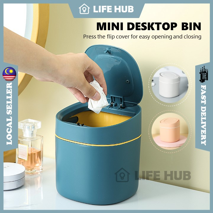 READY STOCK Vintage MINI Dustbin Desktop Trash Bin Desktop Bin Rubbish ...