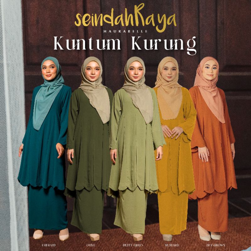 🌼HOT COLLECTION🌼KUNTUM KURUNG BY HAURABELLA | Shopee Malaysia