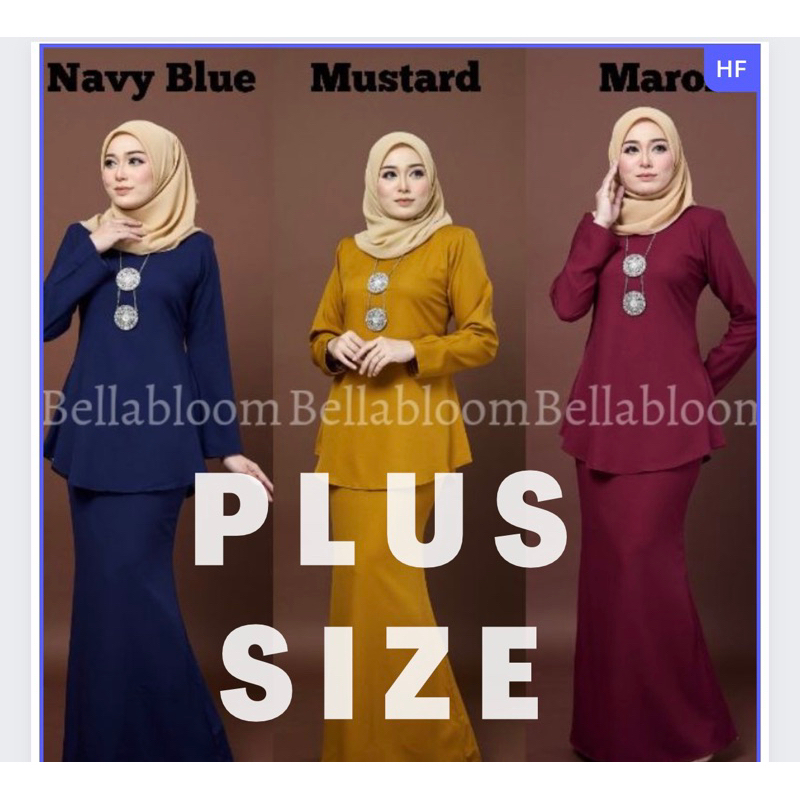 Baju Kurung PLUS SIZE READY STOCK | Shopee Malaysia