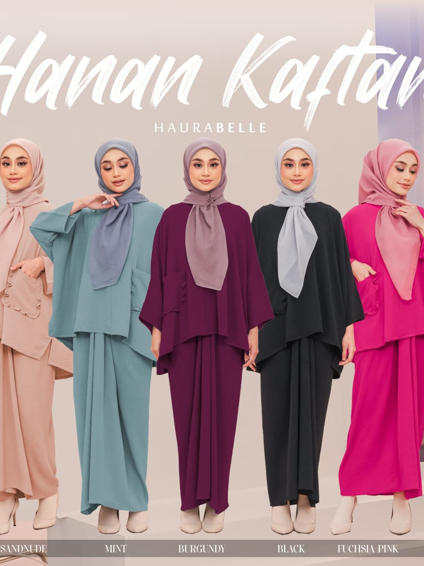 HANAN KAFTAN HAURABELLE | BAJU RAYA 2023 | Shopee Malaysia