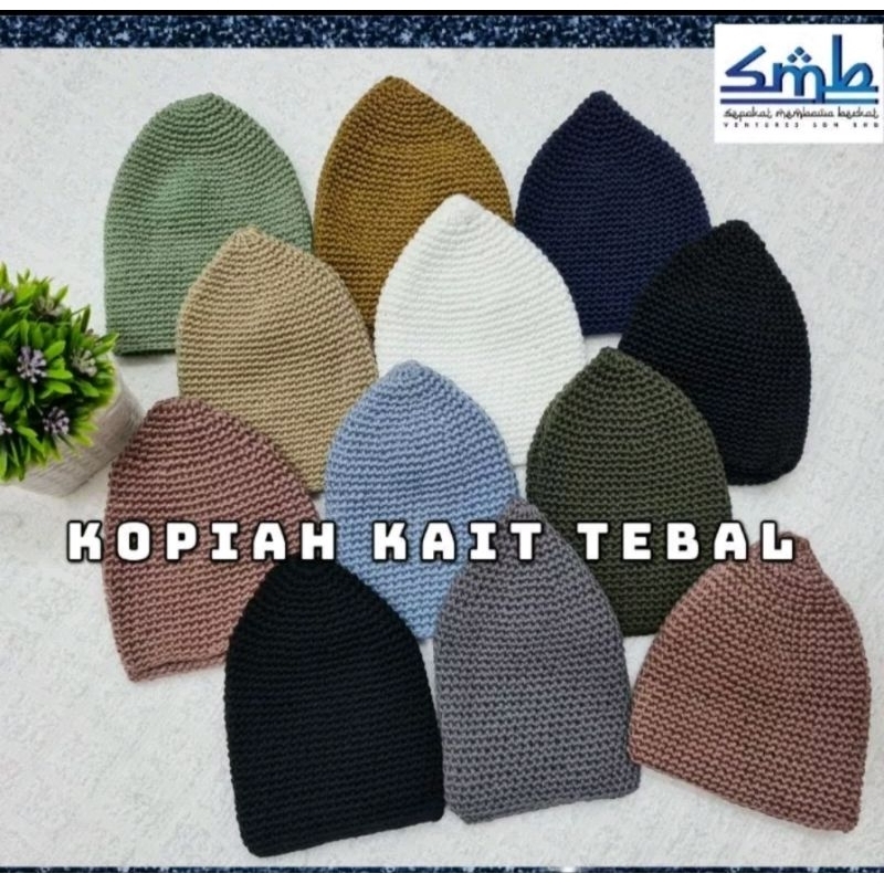 KOPIAH KAIT BENANG TEBAL FREE SIZE KOPIAH TURKEY VIRAL | Shopee Malaysia