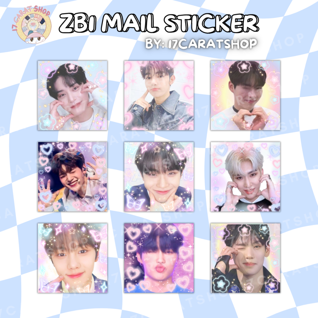 ZB1 ZEROBASEONE Cute Mail Sticker 4cmx4cm | Shopee Malaysia