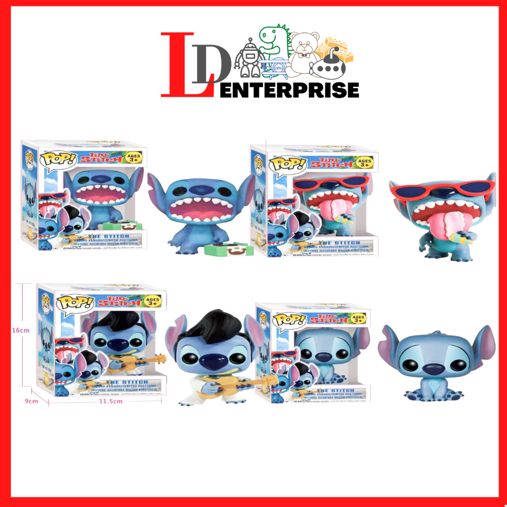[LD]FUNKO POP LILO&STITCH SUMM STITCH ELVIS STITCH Vinly Figures史迪仔 ...