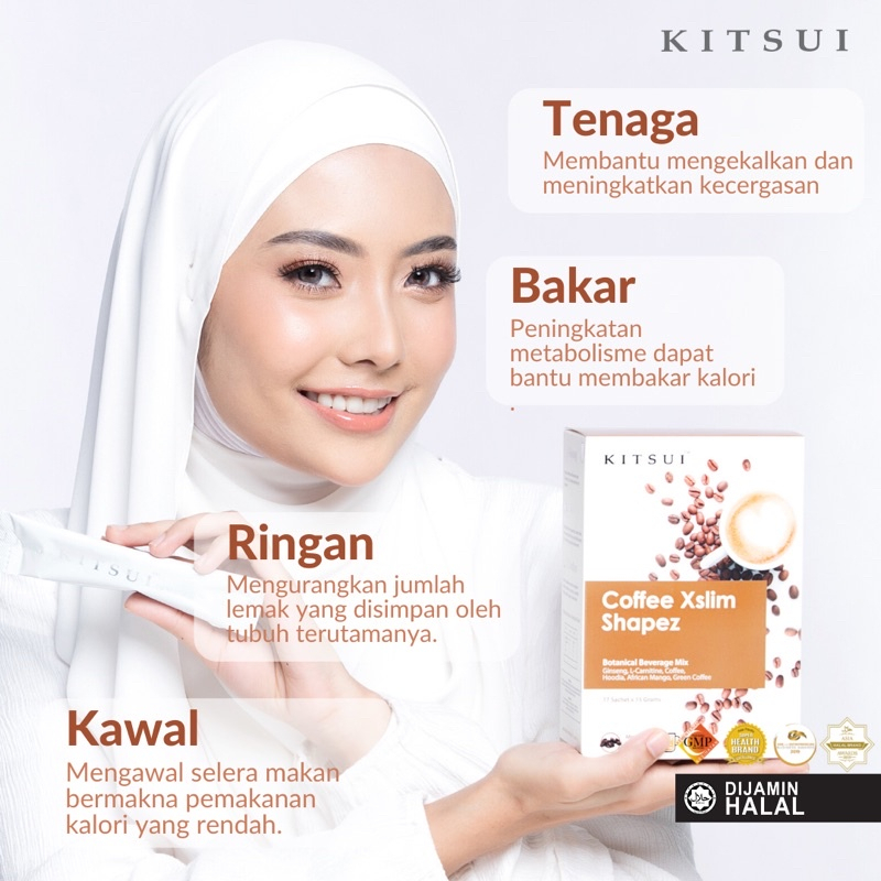 KITSUI Coffee Xslim Shapez 17SX15G | Shopee Malaysia