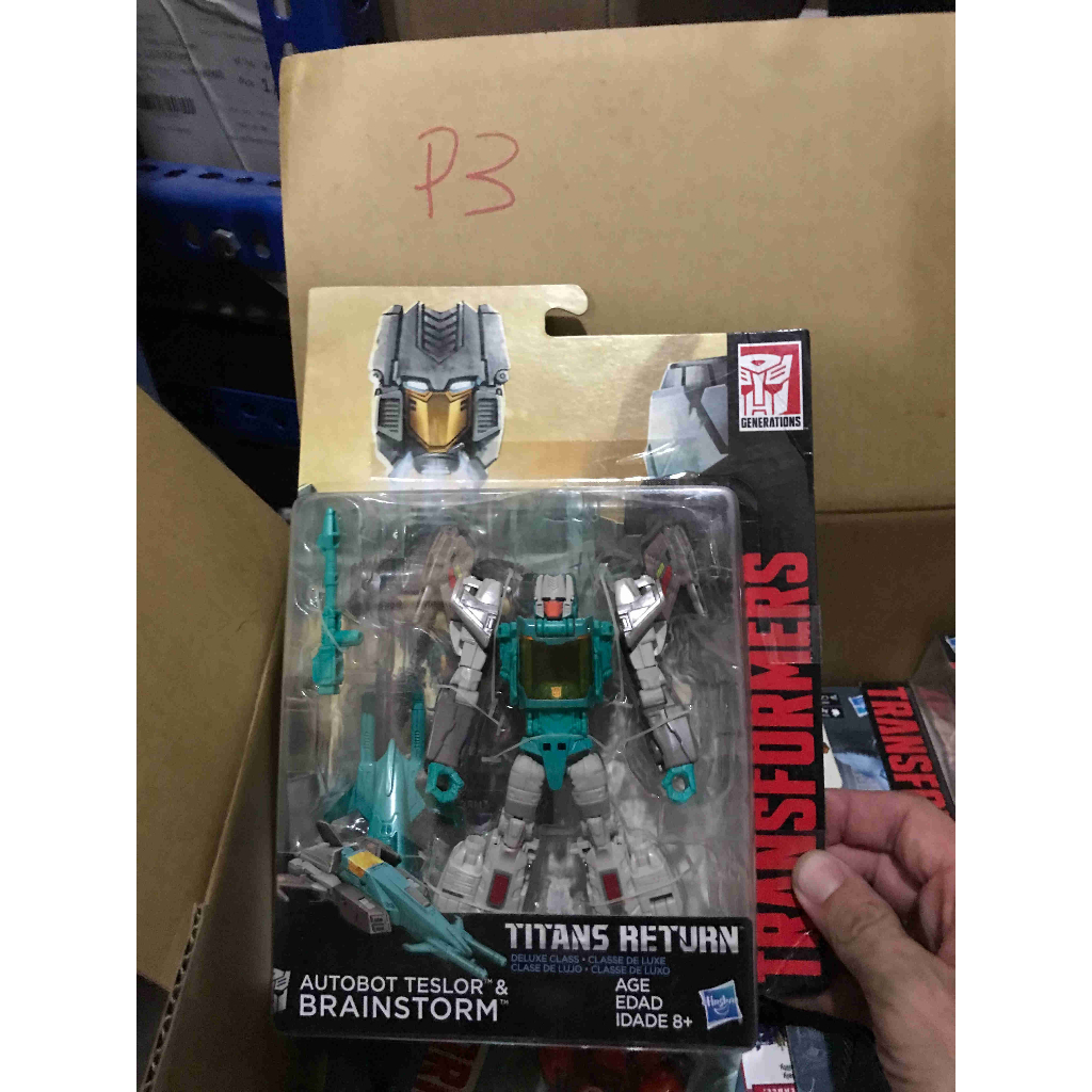 Hasbro Transformers Titans Return Autobot Teslor & Brainstorm NEW ...