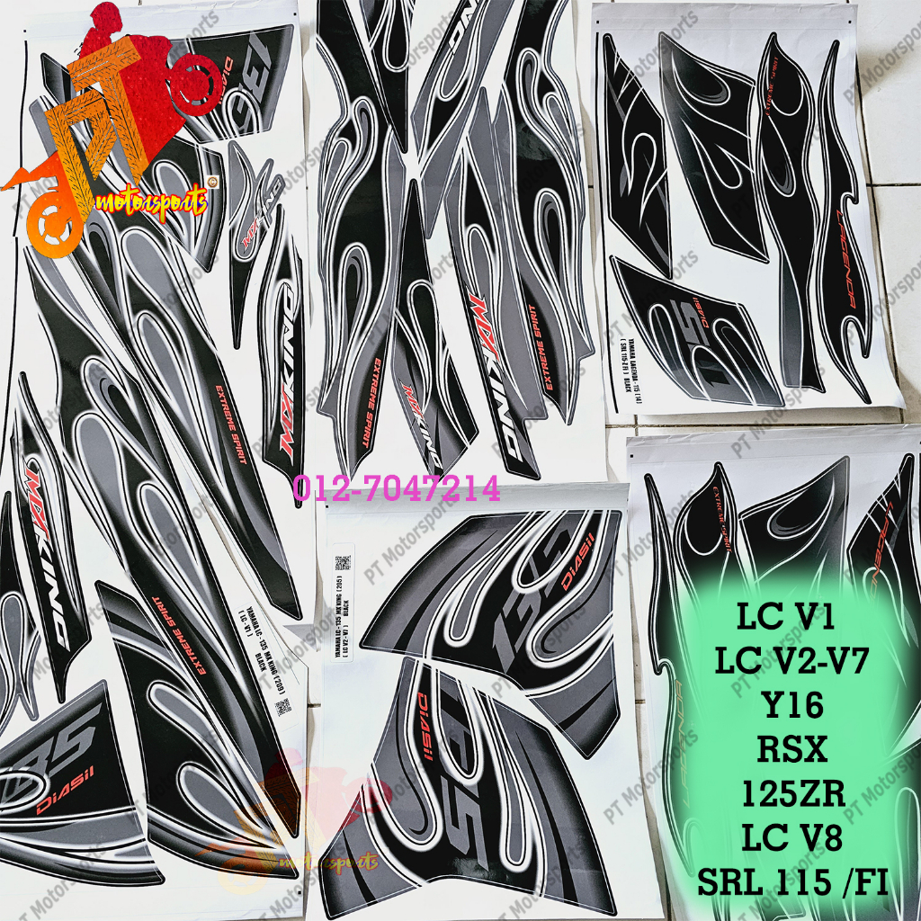 Lc 135 LC135 V1 V2 V3 V4 V5 V6 V7 V8 Fi 125Z 125ZR Lagenda 115 115Fi ...