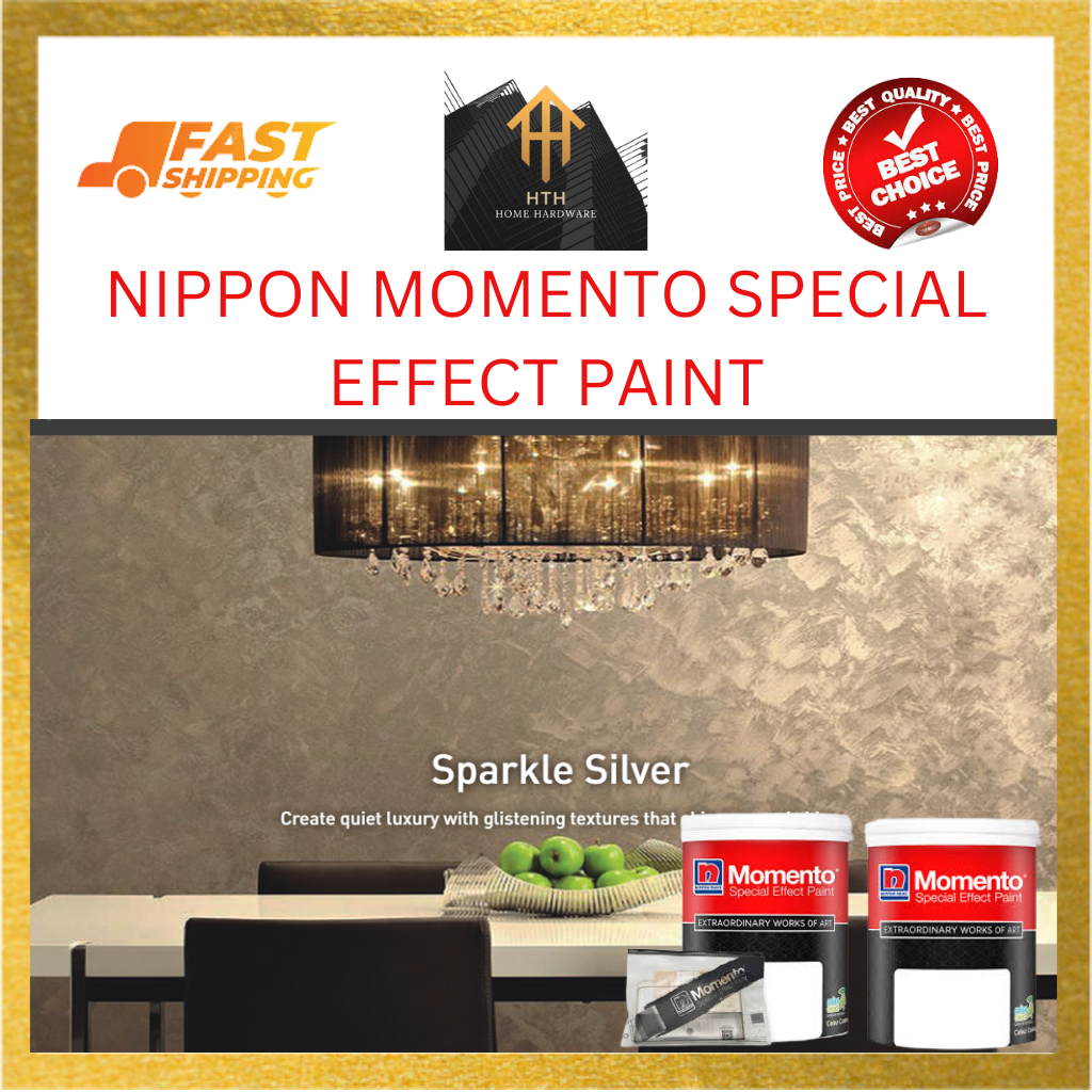 NIPPON MOMENTO SPECIAL EFFECT PAINT (COMPLETE SET WITH PRIMER + TOPCOAT ...